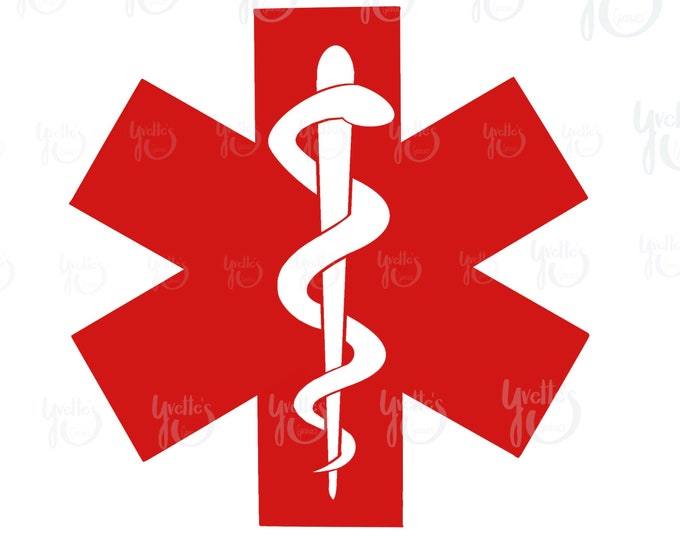 Paramedic Star Svg Paramedic Star of Life Svg Star of Life Svg ...