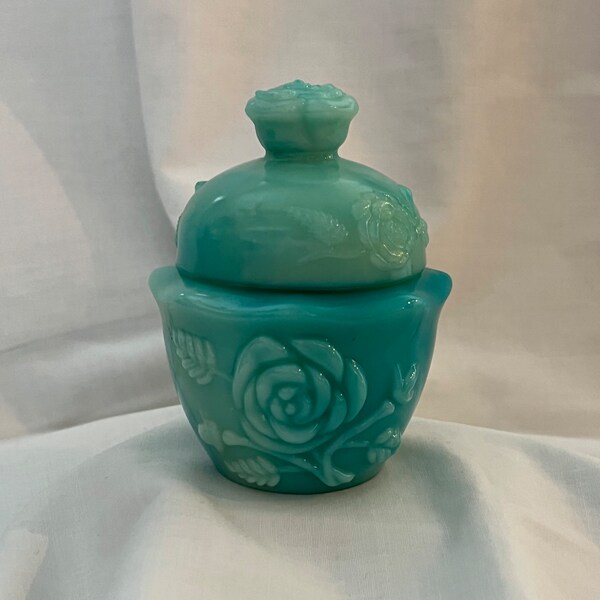 Powder Puff Jar - Etsy