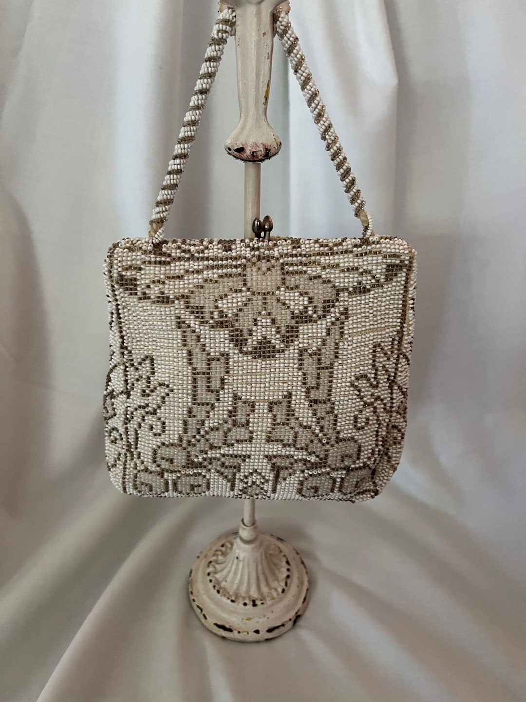 Vintage 1930s Art Deco Design Czechoslovakia Beaded Evening Bag - Etsy