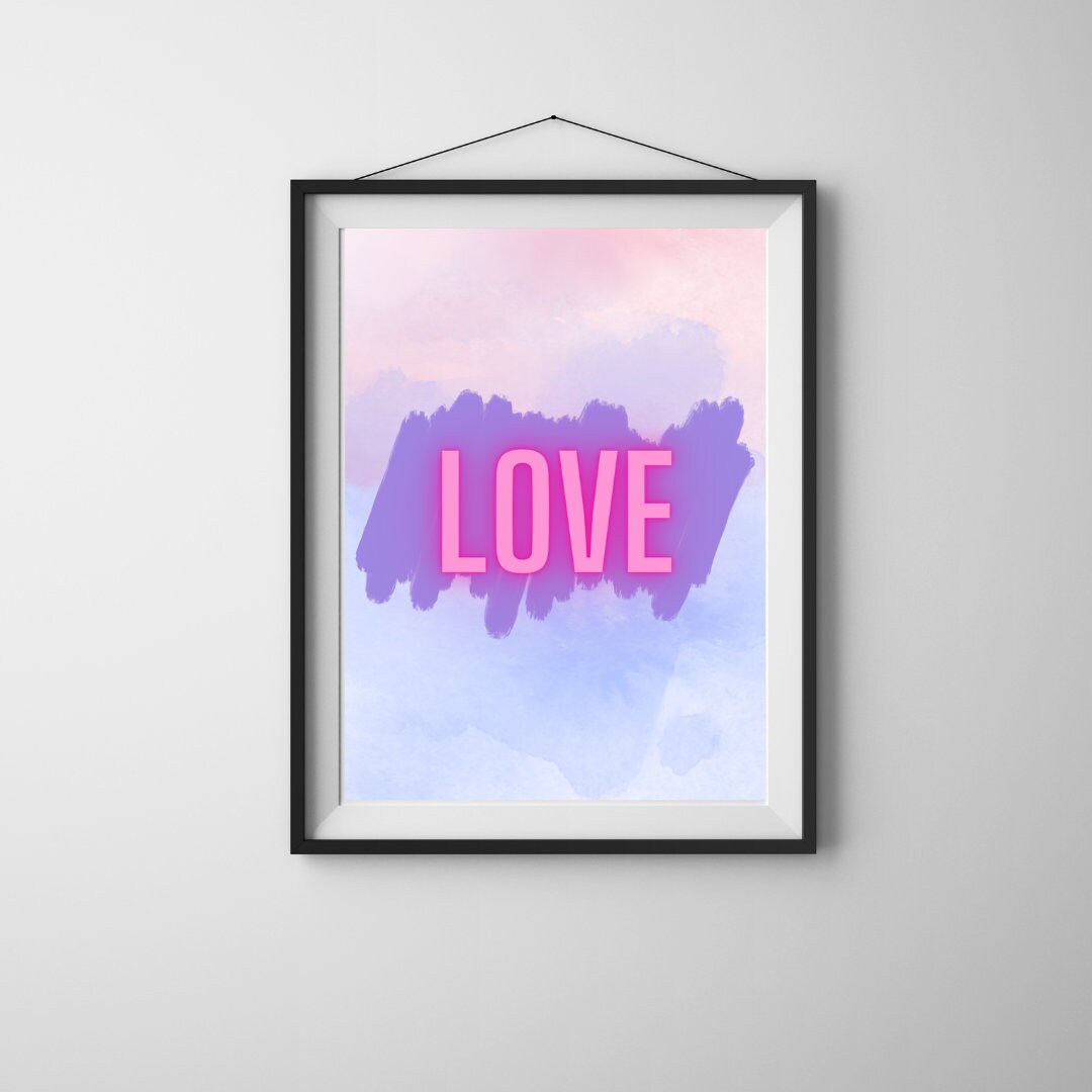 Love Digital File for Art Print - Etsy