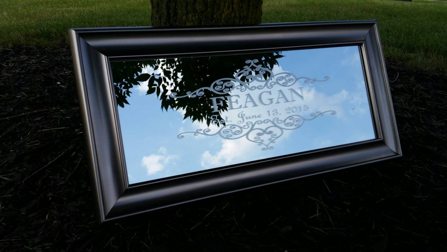 Custom Personalized Mirror, Large Mirror, Personalized Bar Mirror ...