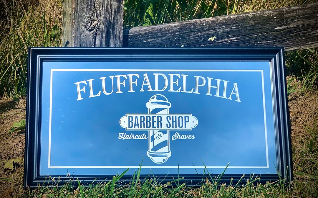Personalized Barbershop Mirror|hair Salon Sign|large Mirror ...