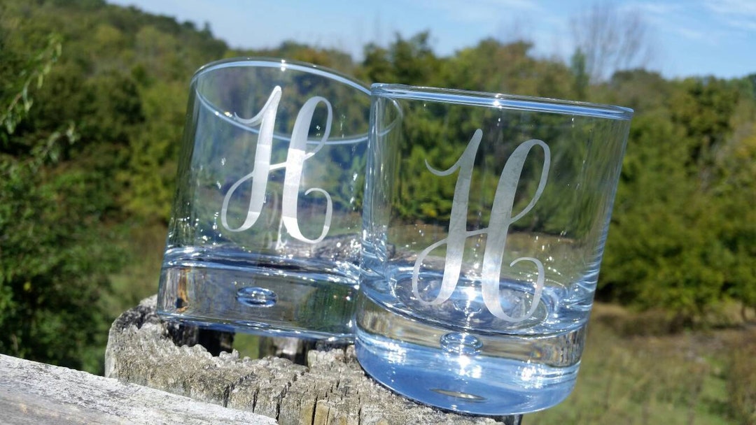 Personalized Custom Etched Whiskey Glass - Etsy