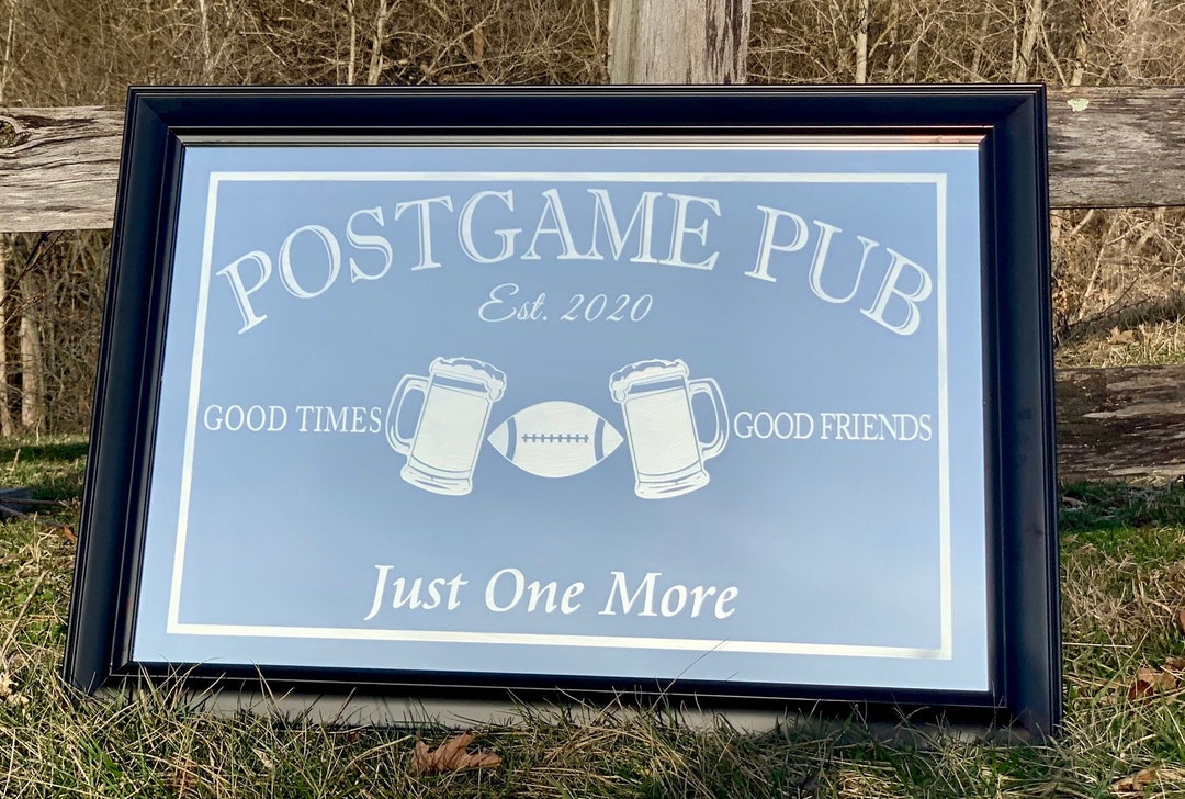 Custom Pub Mirror|large Mirror|personalized Bar Mirror|man Cave Sign ...