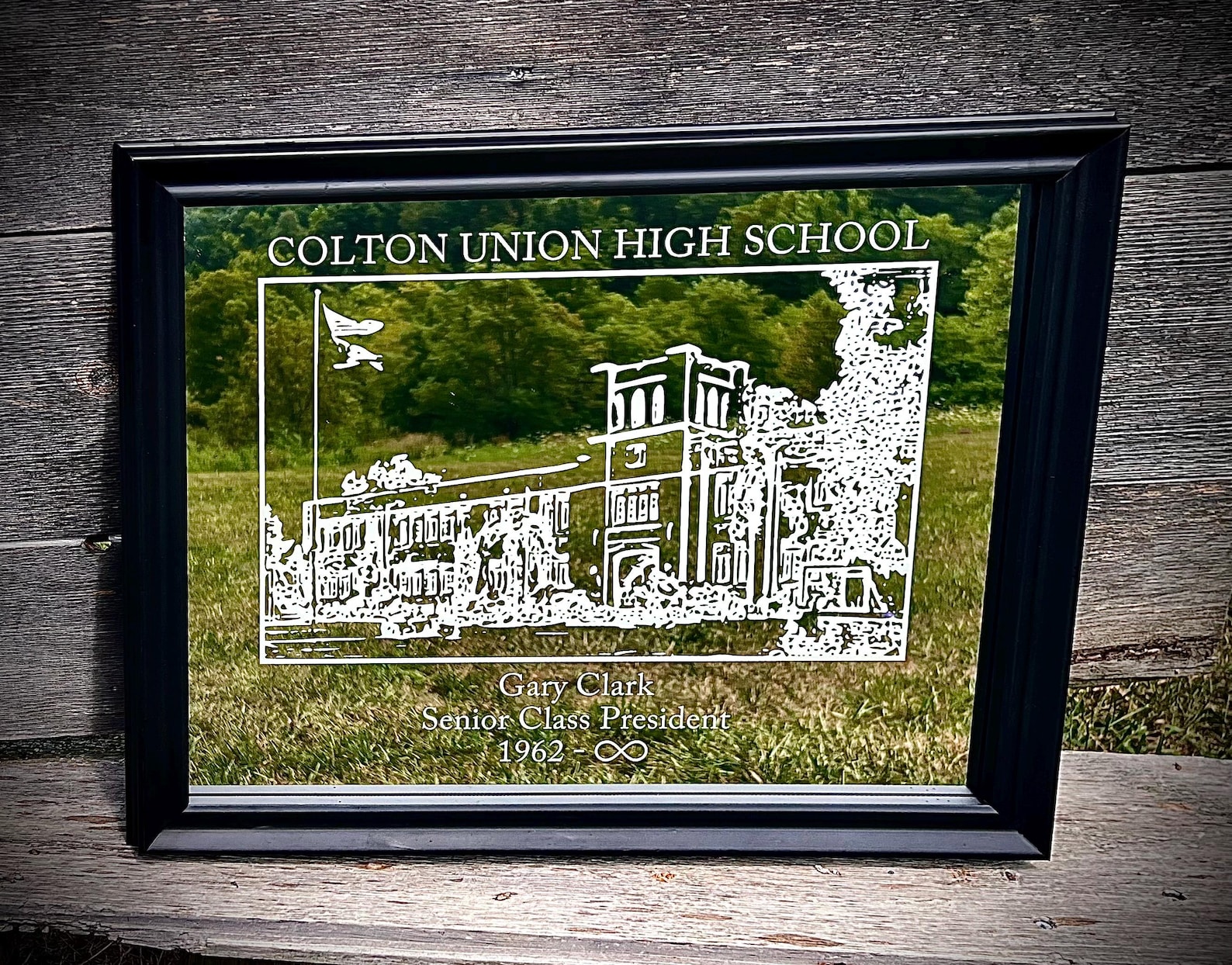 Laser Engraved High School Graduation Mirror Gift – 16x20 Custom ...