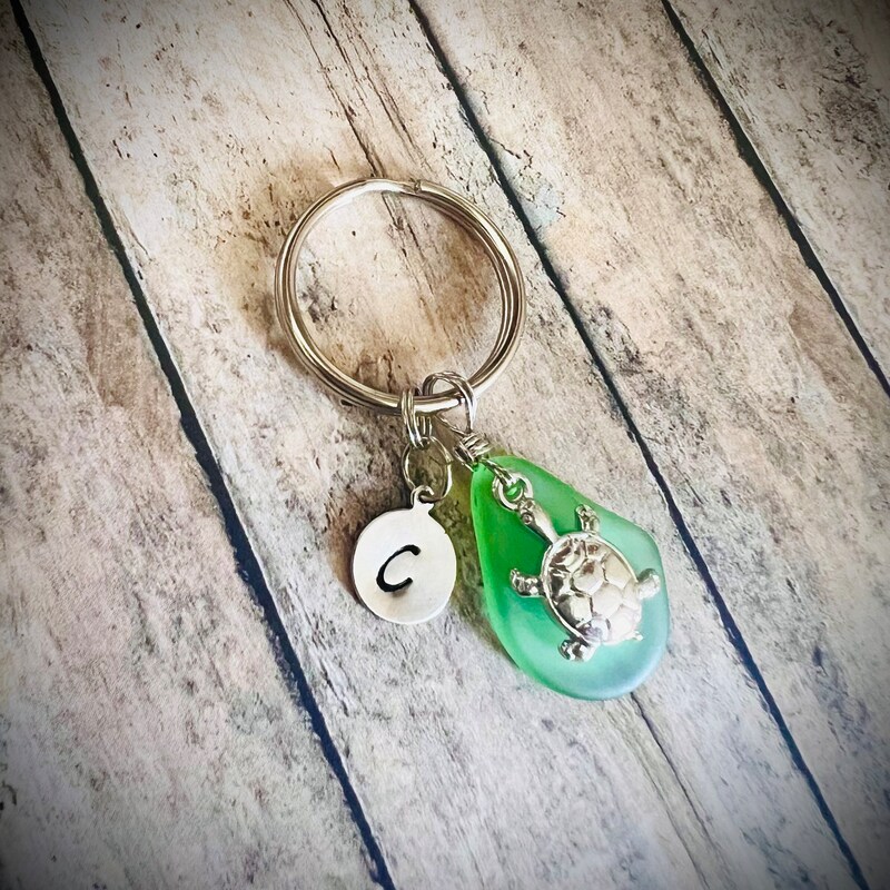 Seaglass Key Chain - Etsy