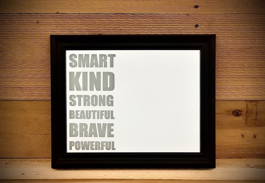 Personalized Affirmations Mirror|custom Mirror|black Mirror|positive ...