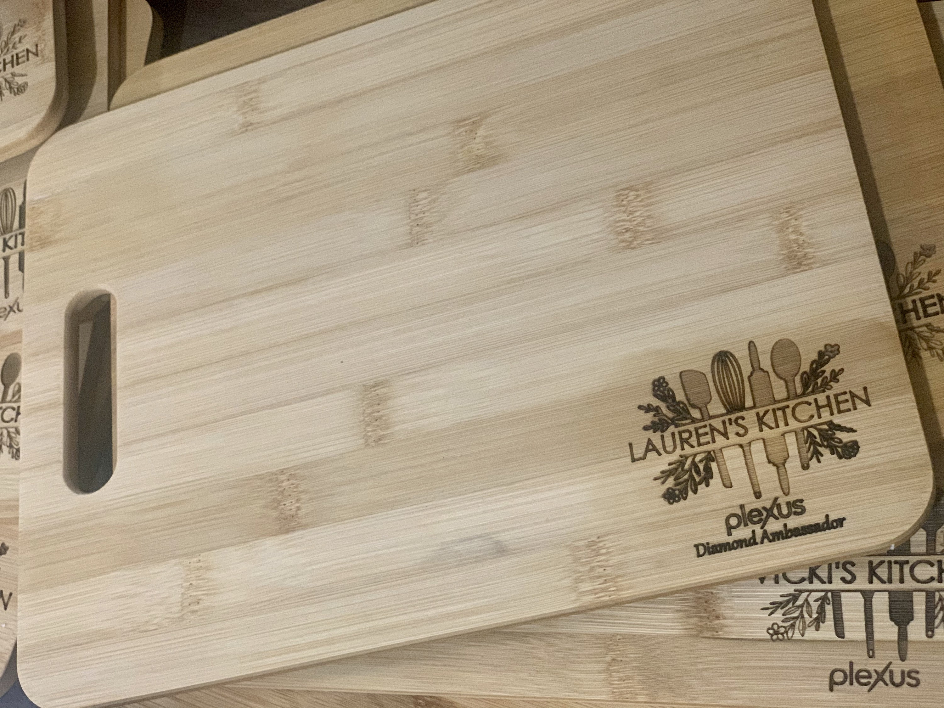 Custom Laser Engraved Bamboo Cutting Boardpersonalized - Etsy