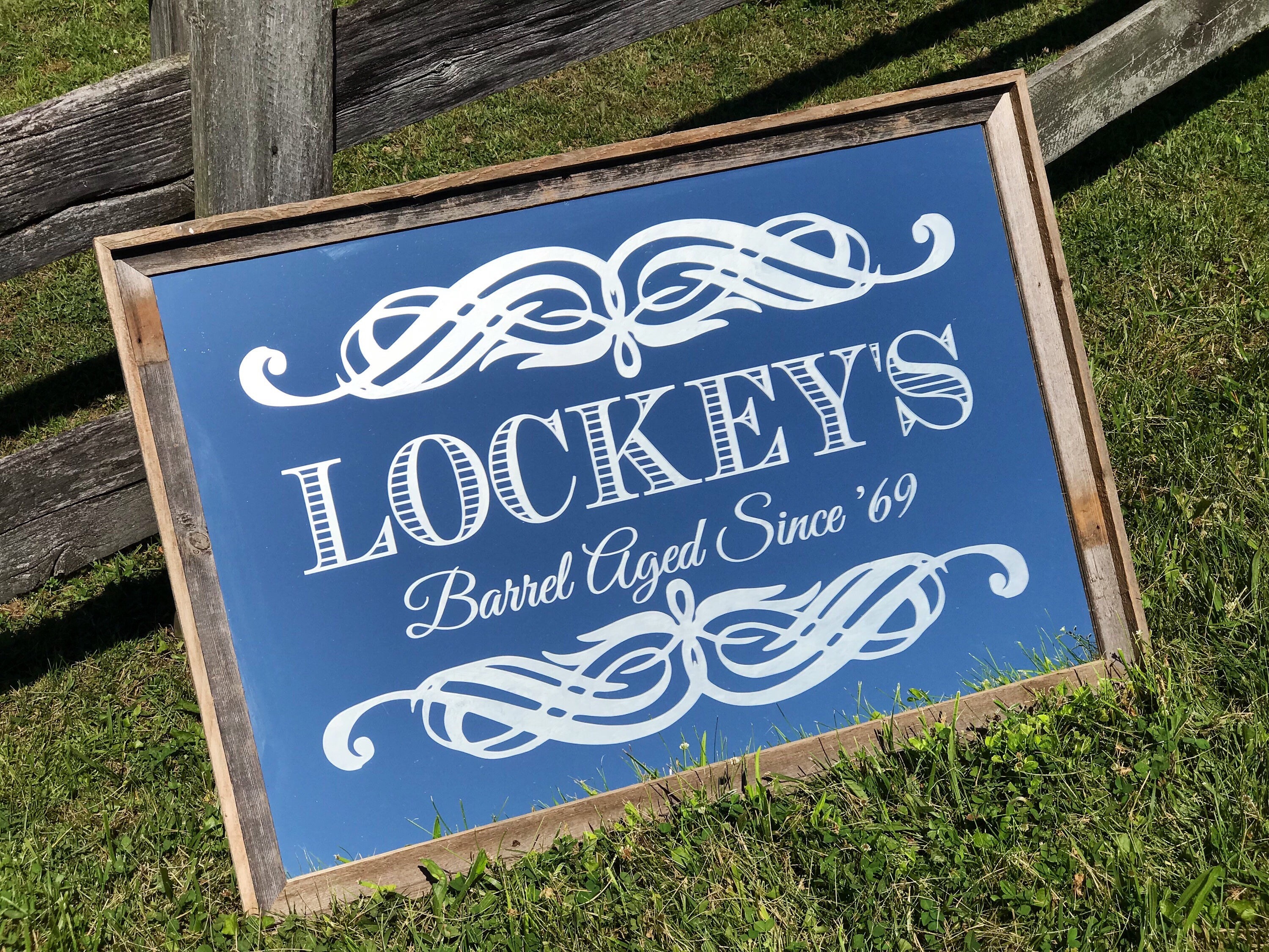 Custom Bar Mirror|large Mirror|personalized Bar Mirror|farmhouse Decor ...