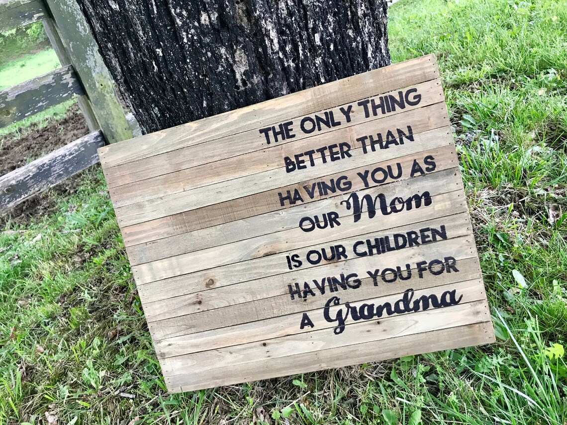 Hanging Rustic Reclaimed Barnwood Barn Wood Hand Painted Sign | Etsy
