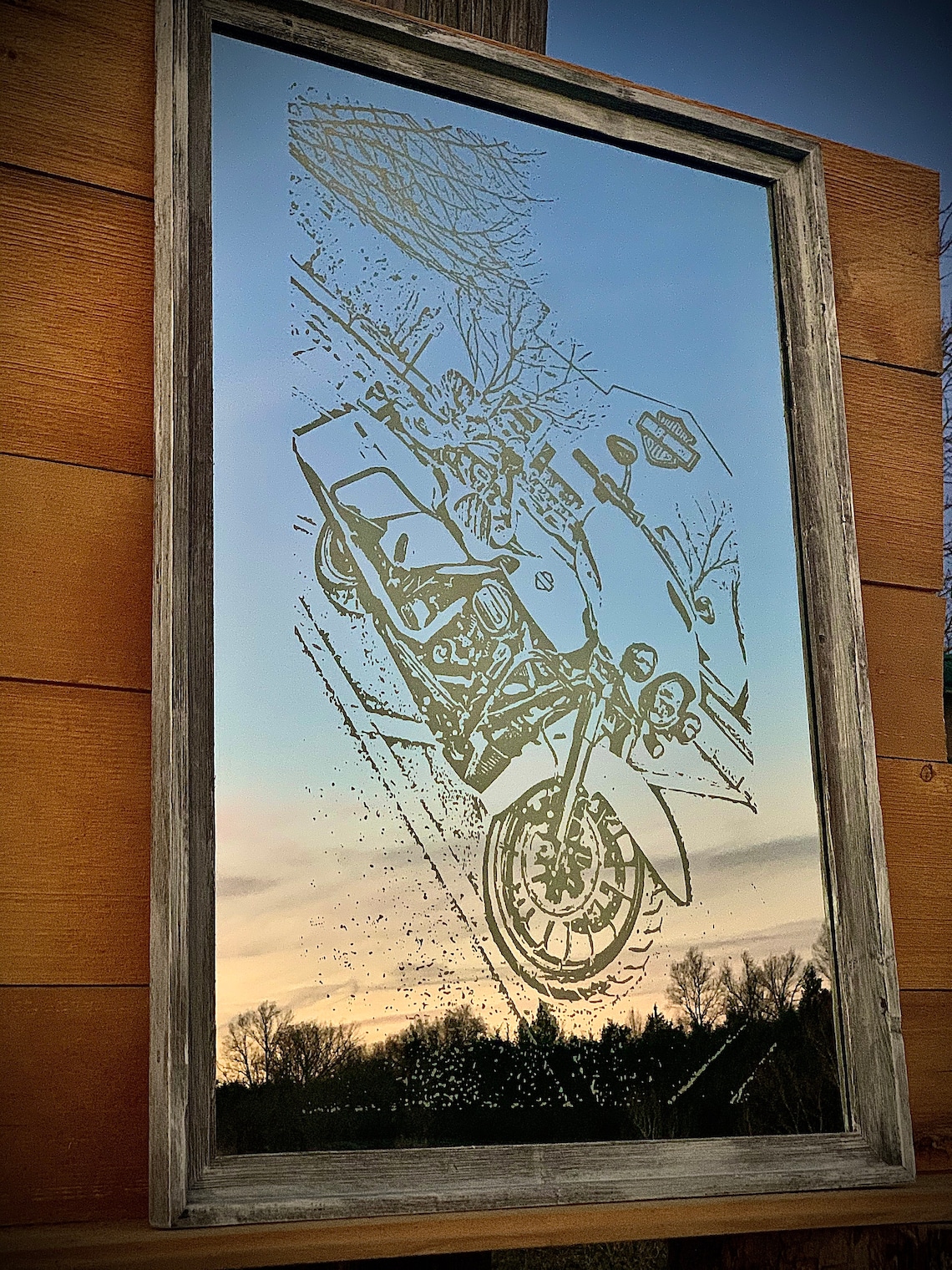 Custom Laser Engraved Photo Mirror|laser Engraved Photo|large Wall ...