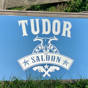 Custom Saloon Mirror Sign|custom Bar Mirror|personalized Saloon Sign ...