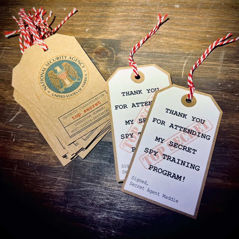 Secret Agent Party - Etsy