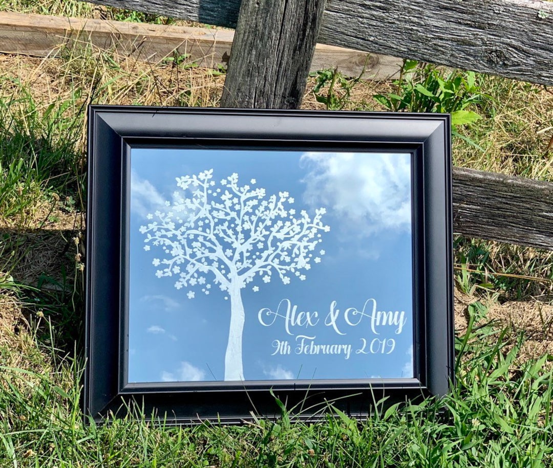 Personalized Cherry Tree Mirror, Wedding Mirror, Large Mirror ...