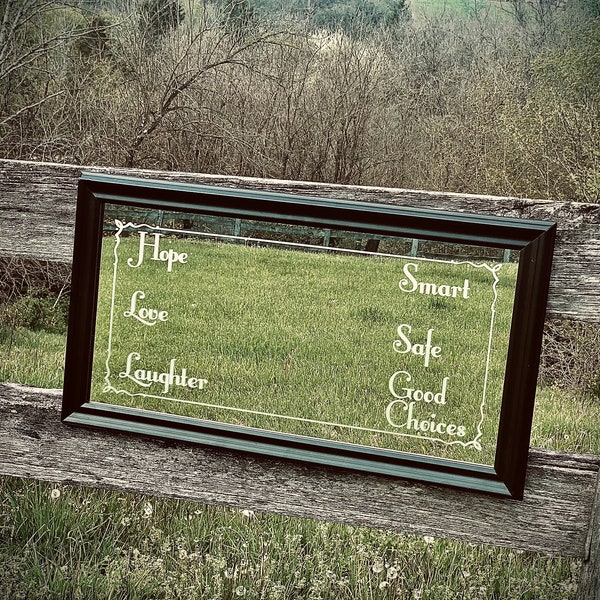 Large Farmhouse Mirror - Etsy