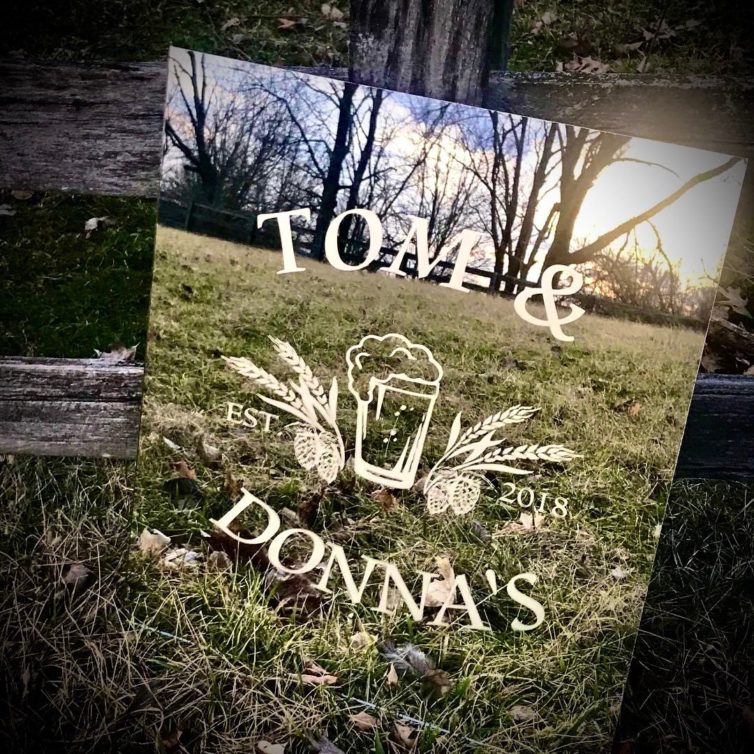 Custom Beer Hops Bar Mirror|beer Sign|bar Sign|beer Mirror|home Brew ...