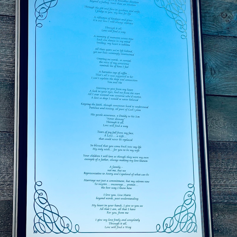 Custom Poem Print - Etsy