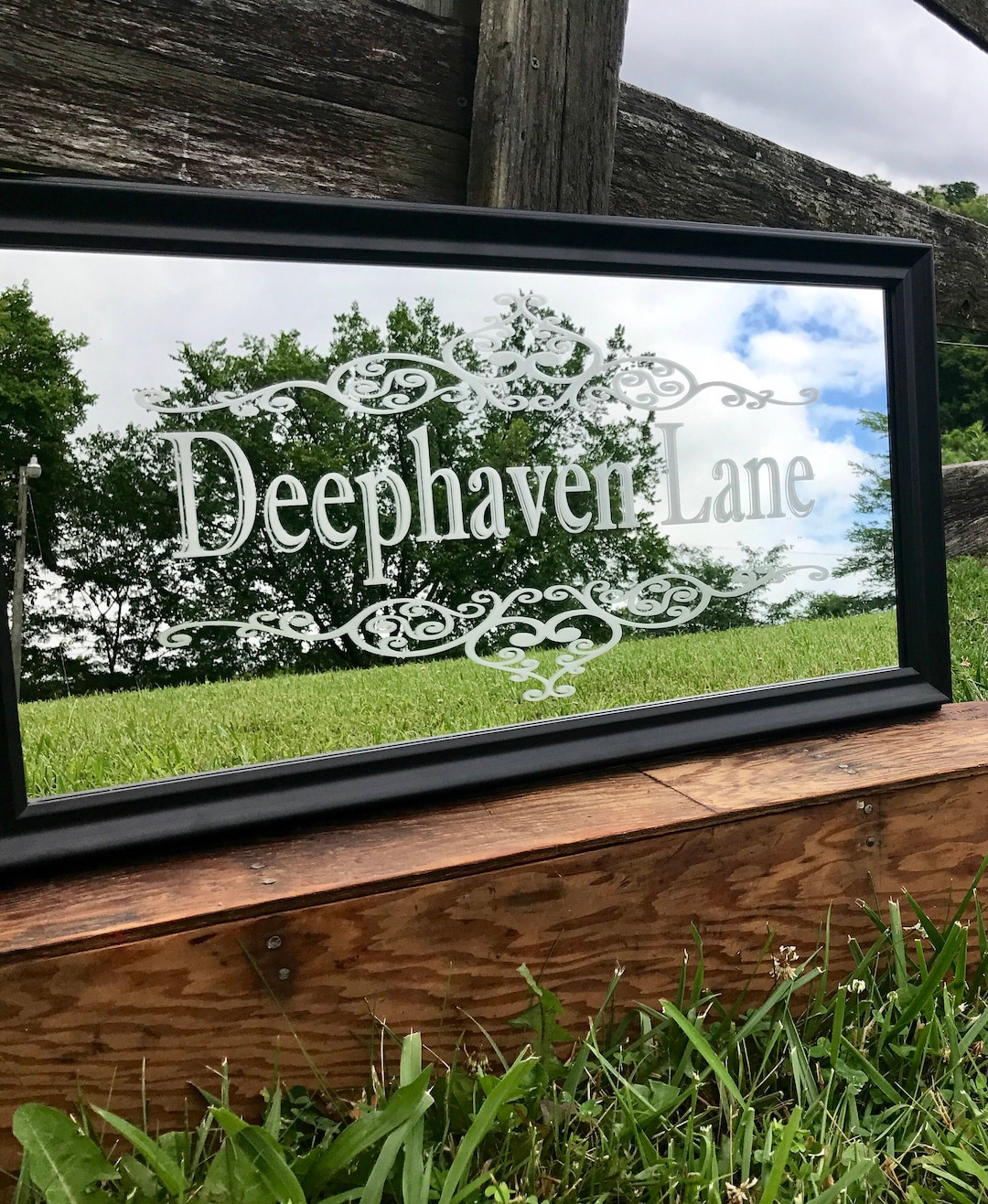 Custom Personalized Mirror, Large Mirror, Personalized Bar Mirror ...