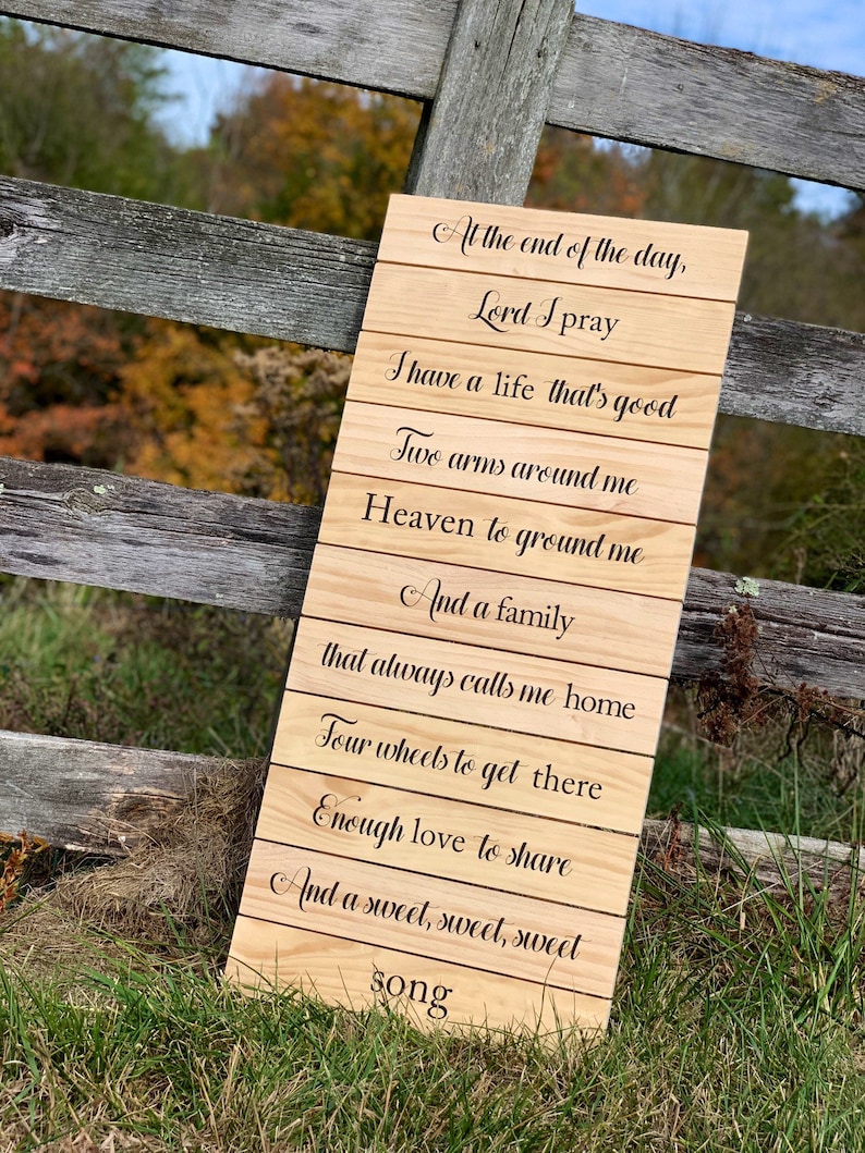 Personalized Hanging Family Wood Signbarnwood Signfarmhouse - Etsy