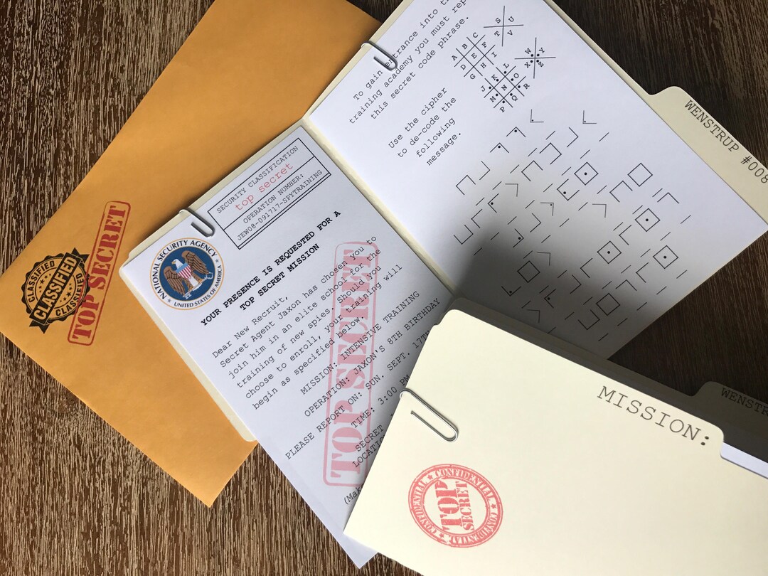 Spy Birthday Party Invitations, Detective Party Invitations, Spy ...