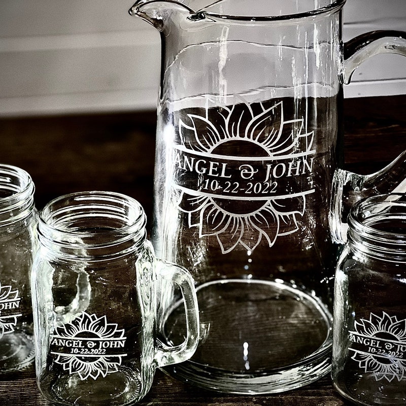 Sunflower Pitcher - Etsy