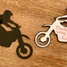 Handmade Dirt Bike Birthday Party Favor Tagsfour Wheeler Favor Goodie ...