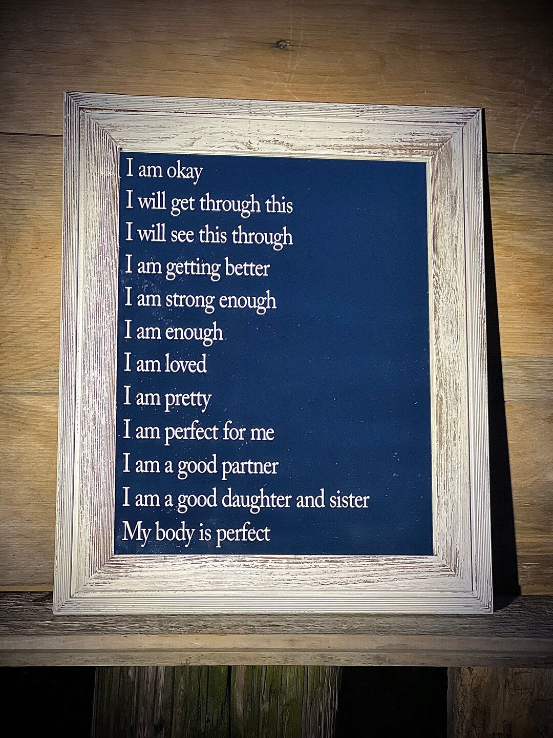 Personalized Affirmations Mirror|custom Mirror|white Mirror|positive ...