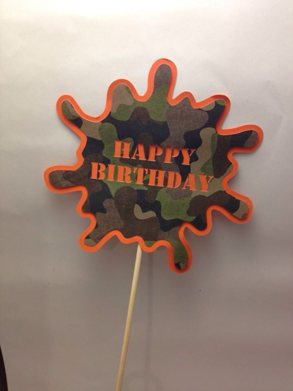 Handmade Paintball Cupcake Toppers or Centerpiece Stakes - Etsy