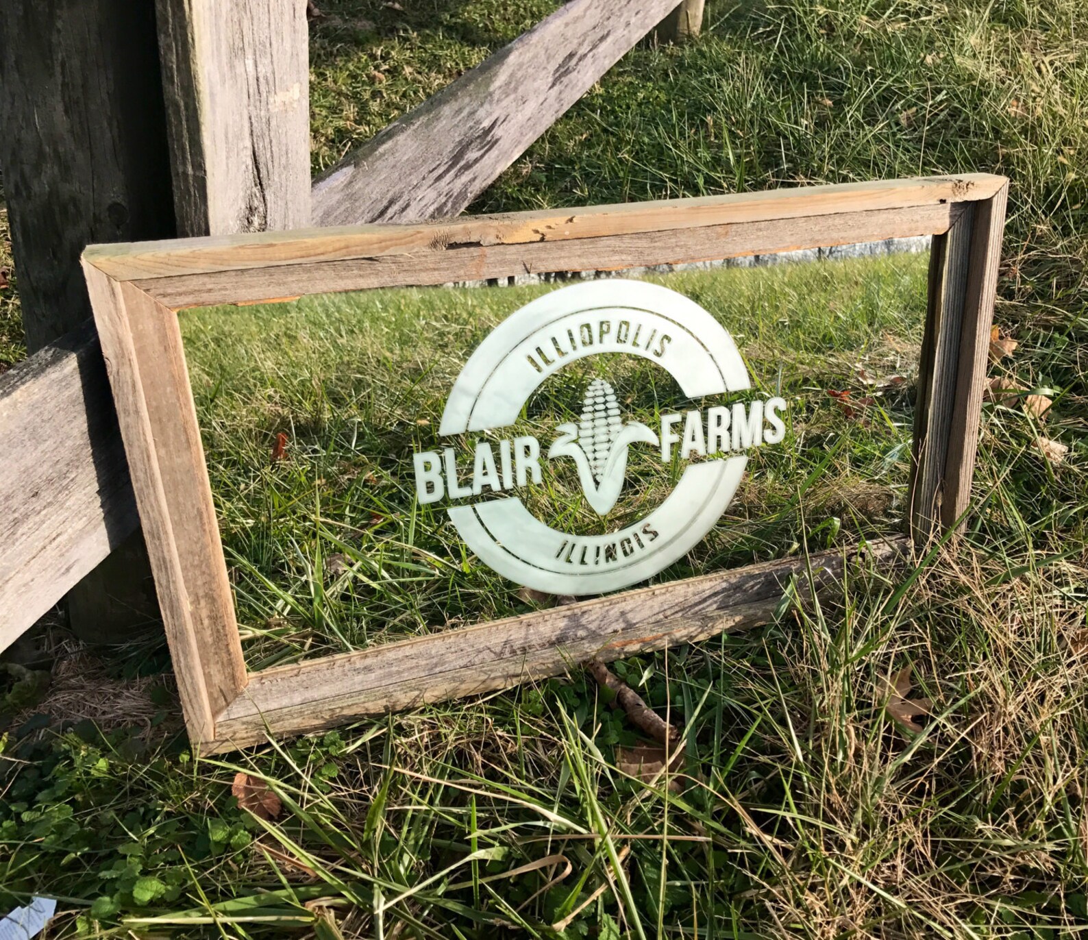 Custom Personalized Barnwood Farm Mirror Large Mirror - Etsy