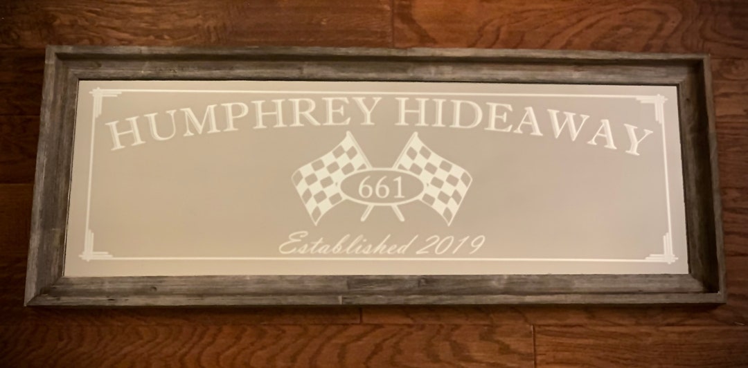 Large Personalized Racing Sign|garage Mirror|garage Sign|custom Racing ...