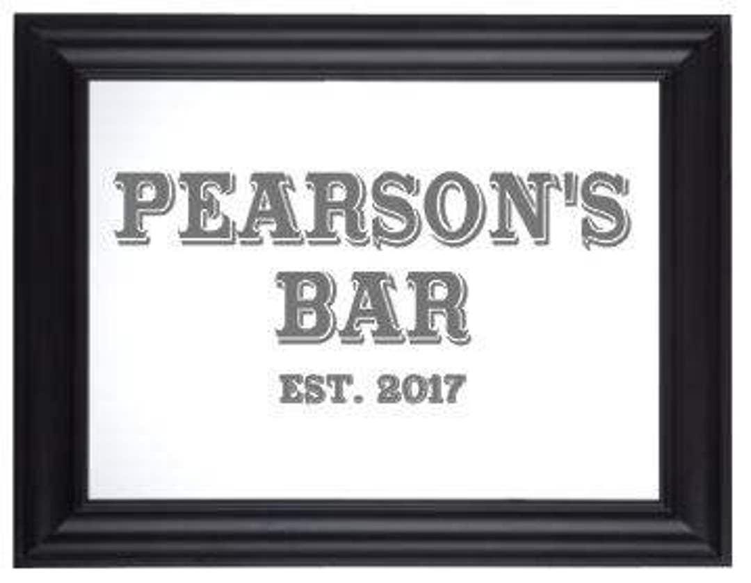 Custom Personalized Mirror, Large Mirror, Personalized Bar Mirror ...