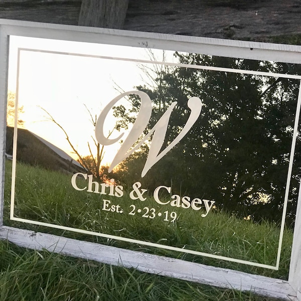 Engraved Mirror - Etsy UK