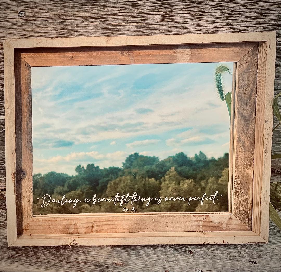 Personalized Affirmation Mirror|custom Mirror|barn Wood Barnwood|large ...
