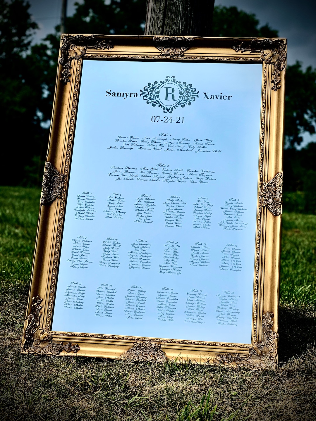 Wedding Seating Chart Mirror|mirror Seating Chart|custom Wedding Mirror ...
