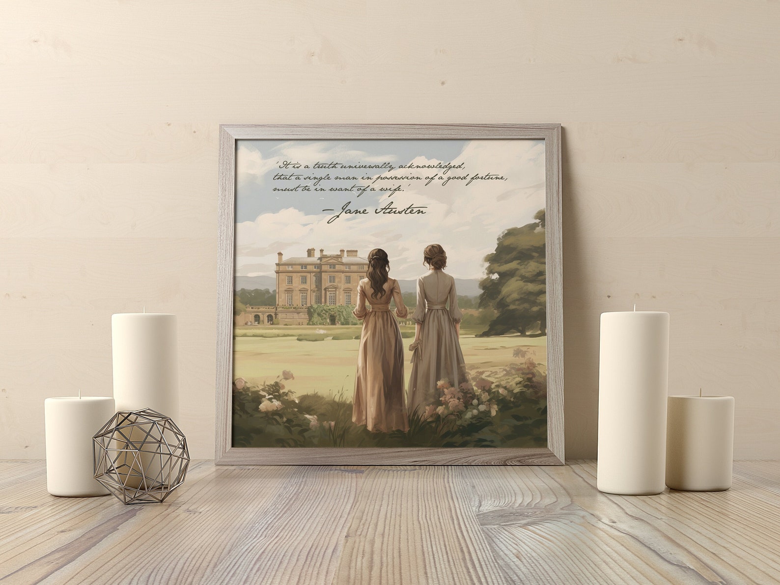 Bennet Sisters' Pemberley Walk With Love Quote • Jane Austen's Pride ...