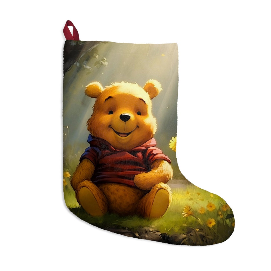 Whimsical Winnie the Pooh Christmas Stocking • Winnie the Pooh ...