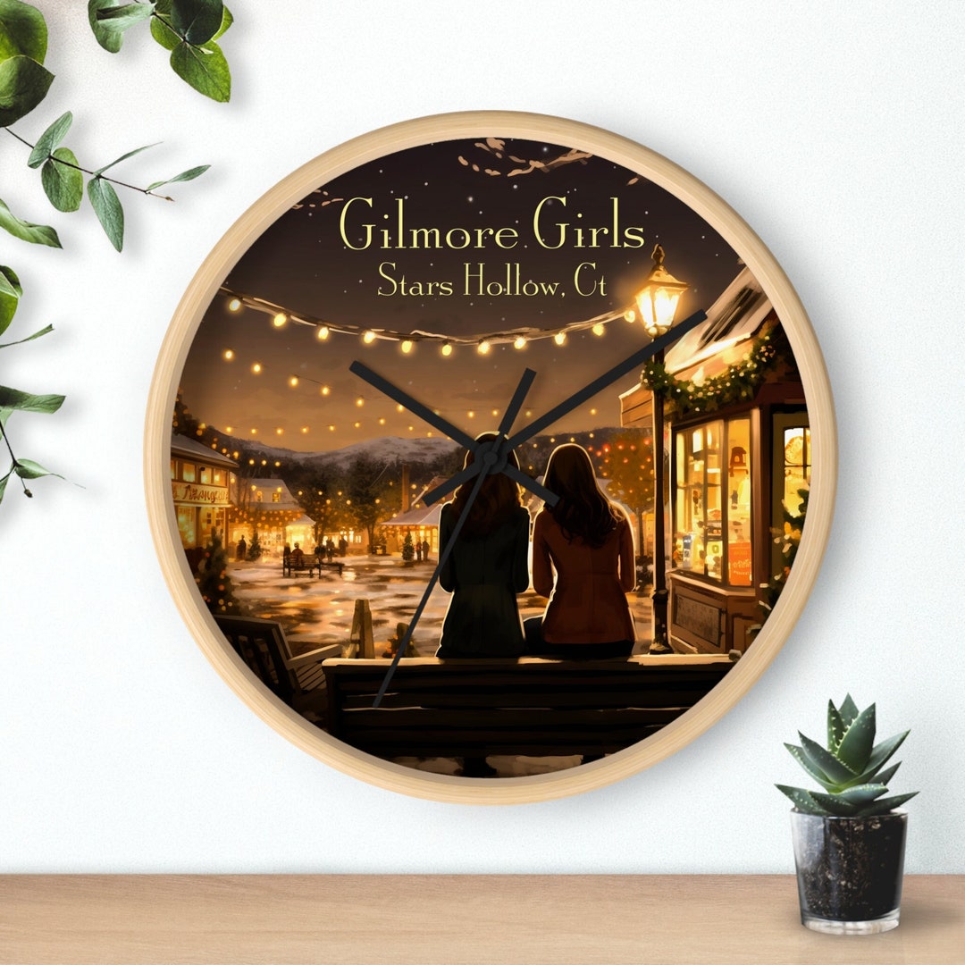 Charming Gilmore Girls Wall Clock Time for Stars Hollow - Etsy