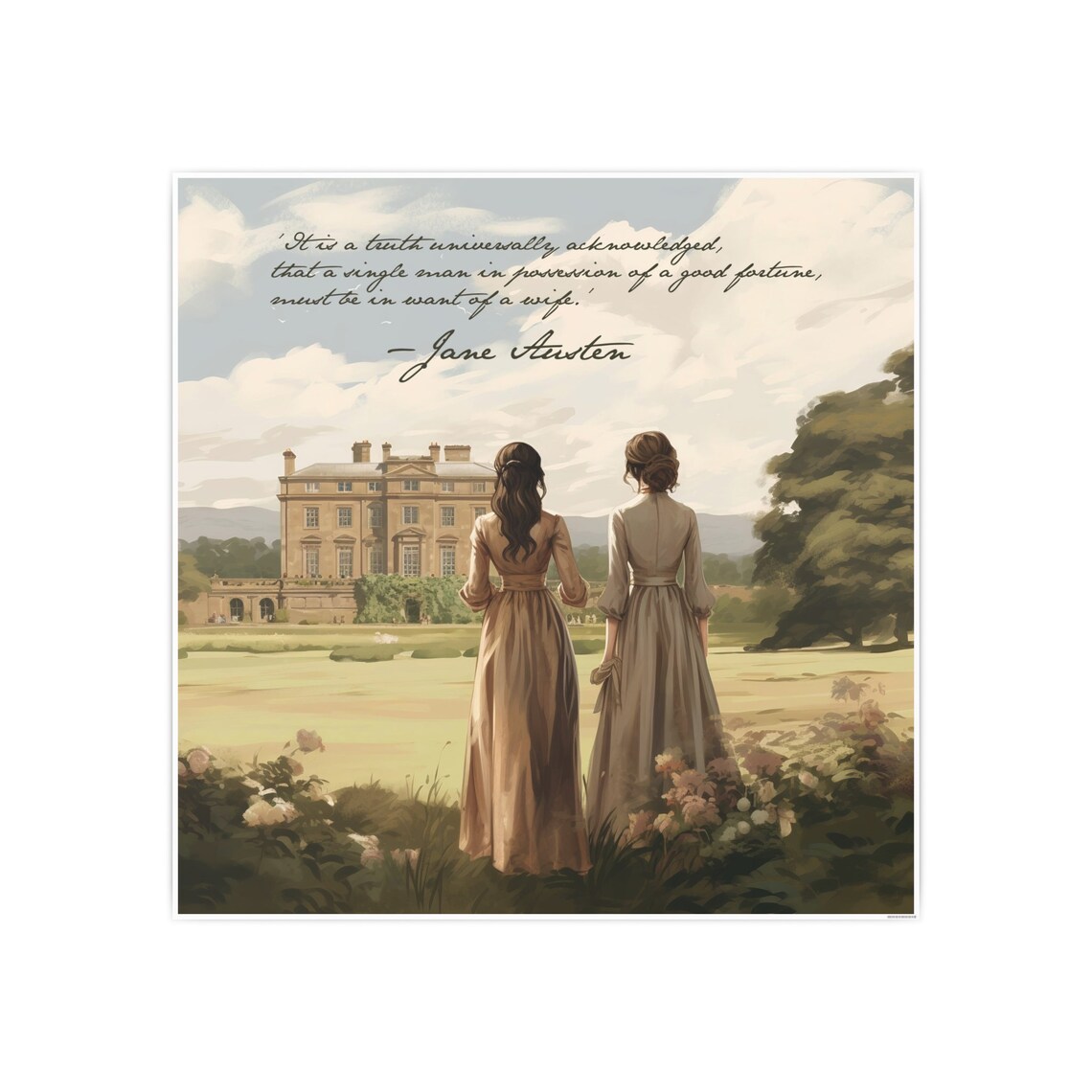 Bennet Sisters' Pemberley Walk With Love Quote • Jane Austen's Pride ...