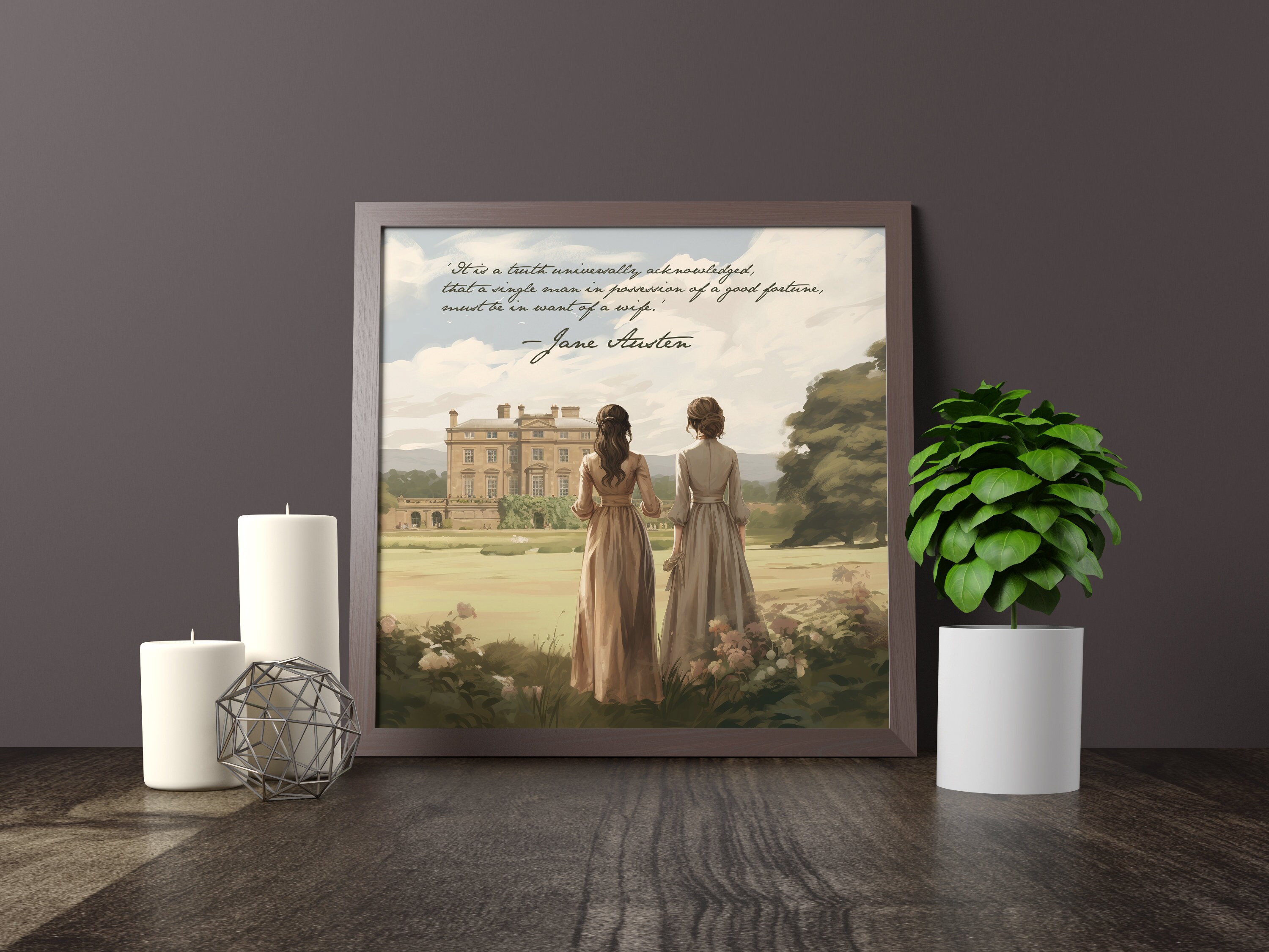 Bennet Sisters' Pemberley Walk With Love Quote • Jane Austen's Pride ...