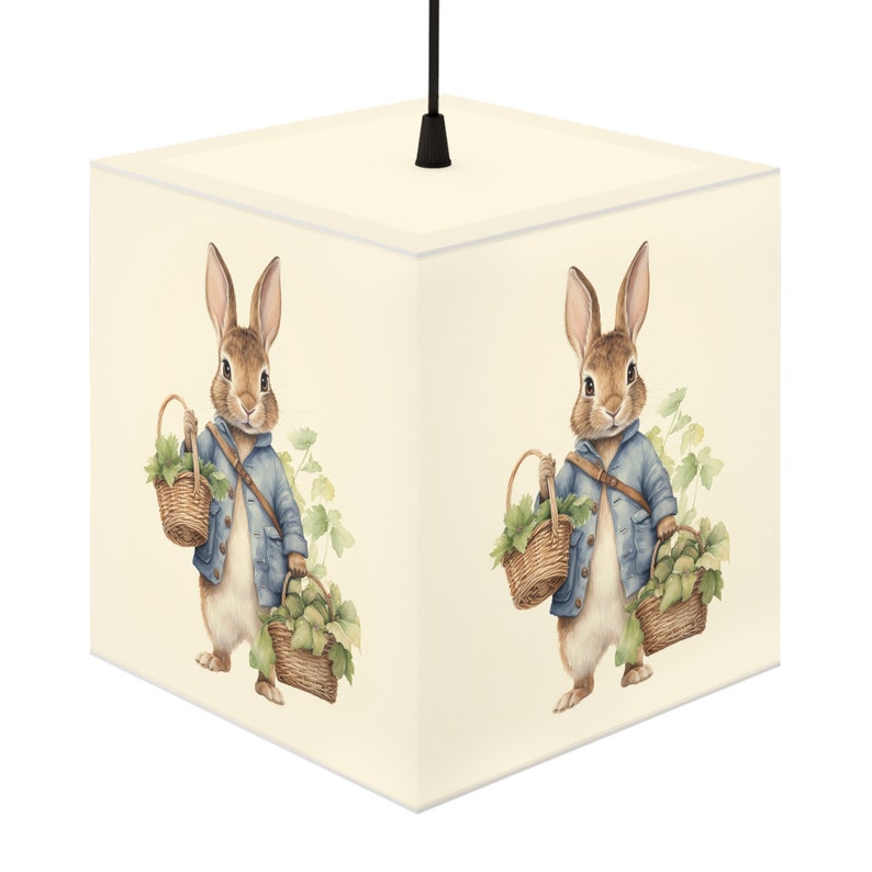 Peter Rabbit Light Cube Lamp With Quote • Children's Room Night Light ...