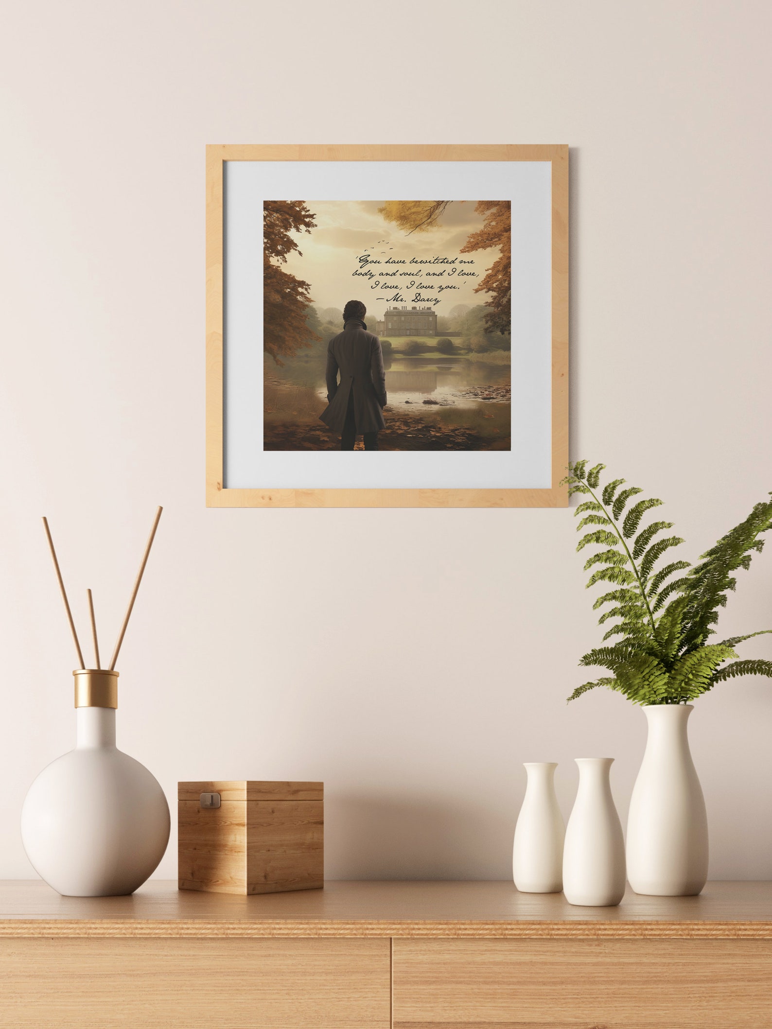 Mr. Darcy's Declaration With Timeless Love Quote • Pemberley • Jane ...