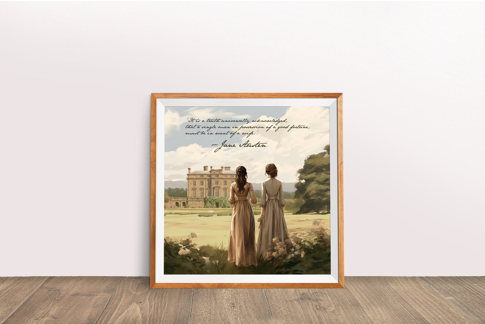 Bennet Sisters' Pemberley Walk With Love Quote • Jane Austen's Pride ...