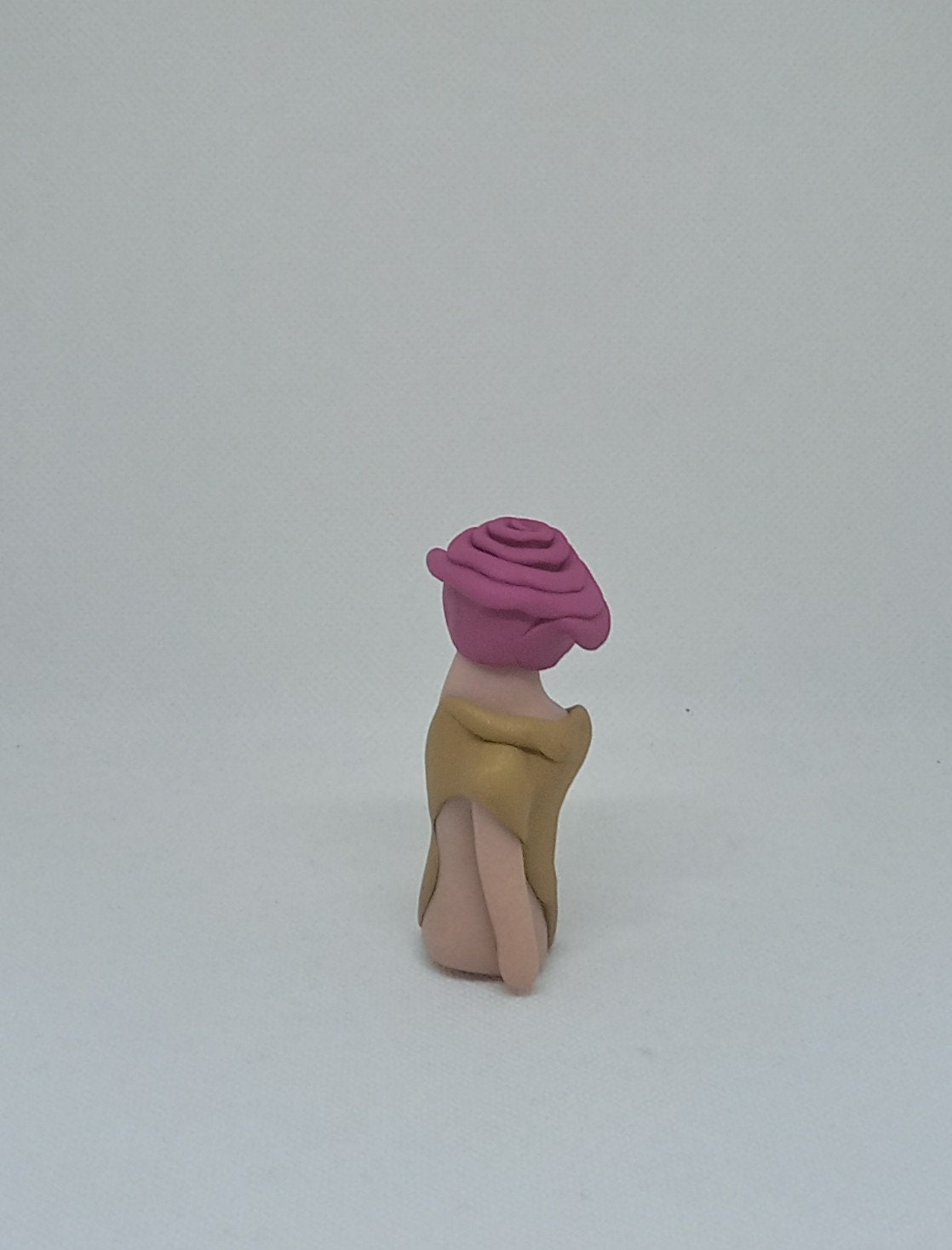 Polymer Clay Sculpture Rose Sculpture Handmade Sculpture - Etsy