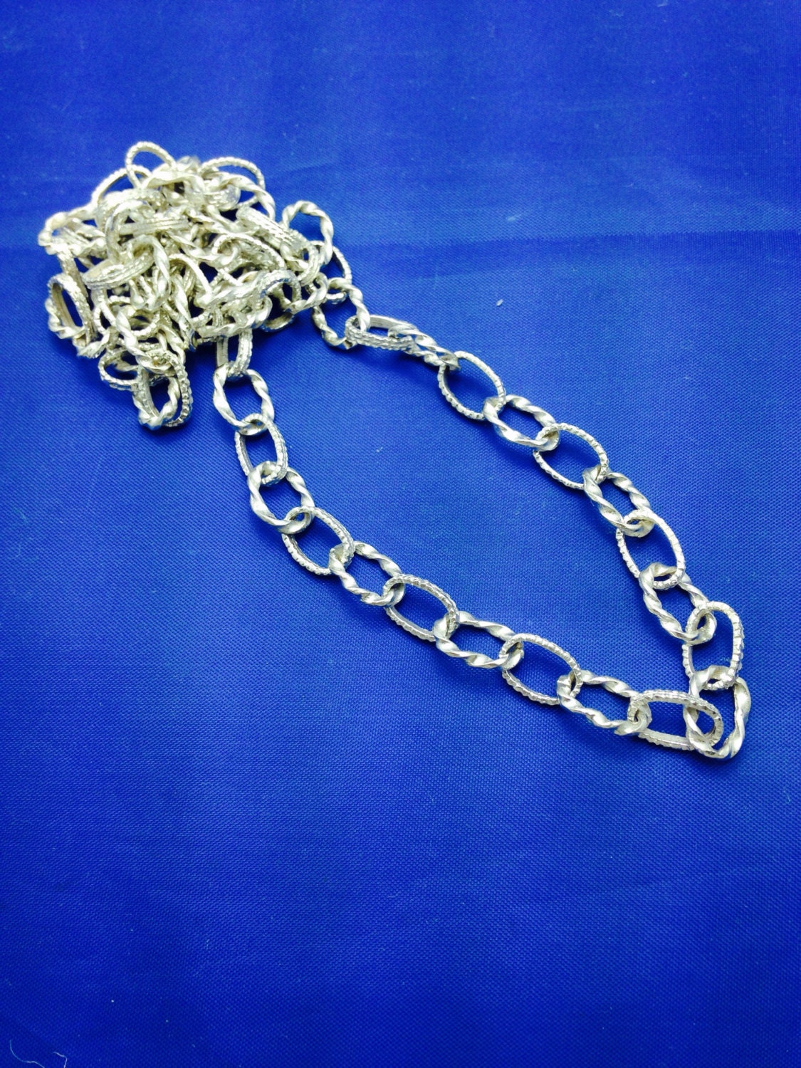 Handmade Sterling Silver 8mm Nautical Money Chain Reproduction 24" With ...