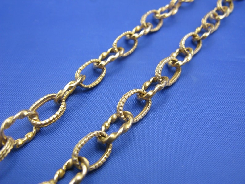 14k Yellow Gold Atocha Money Chain Artifact Inspired Rope Link - Etsy