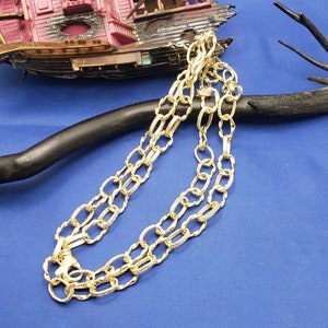 14k Yellow Gold Atocha Money Chain Artifact Inspired Rope Link Nautical ...