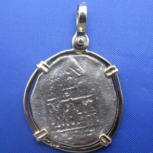 Unique Nautical Shipwreck Coin Pendant With Anchor Shaped Markings in ...