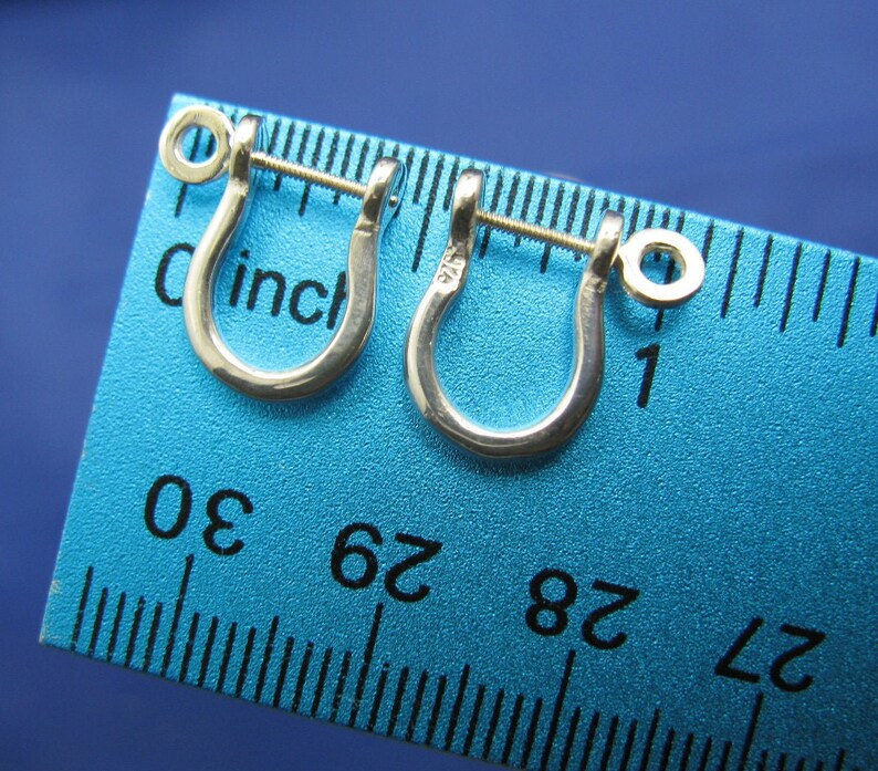 Small Sterling Silver Pirate Shackle Earring Pair Handmade by Crisol ...