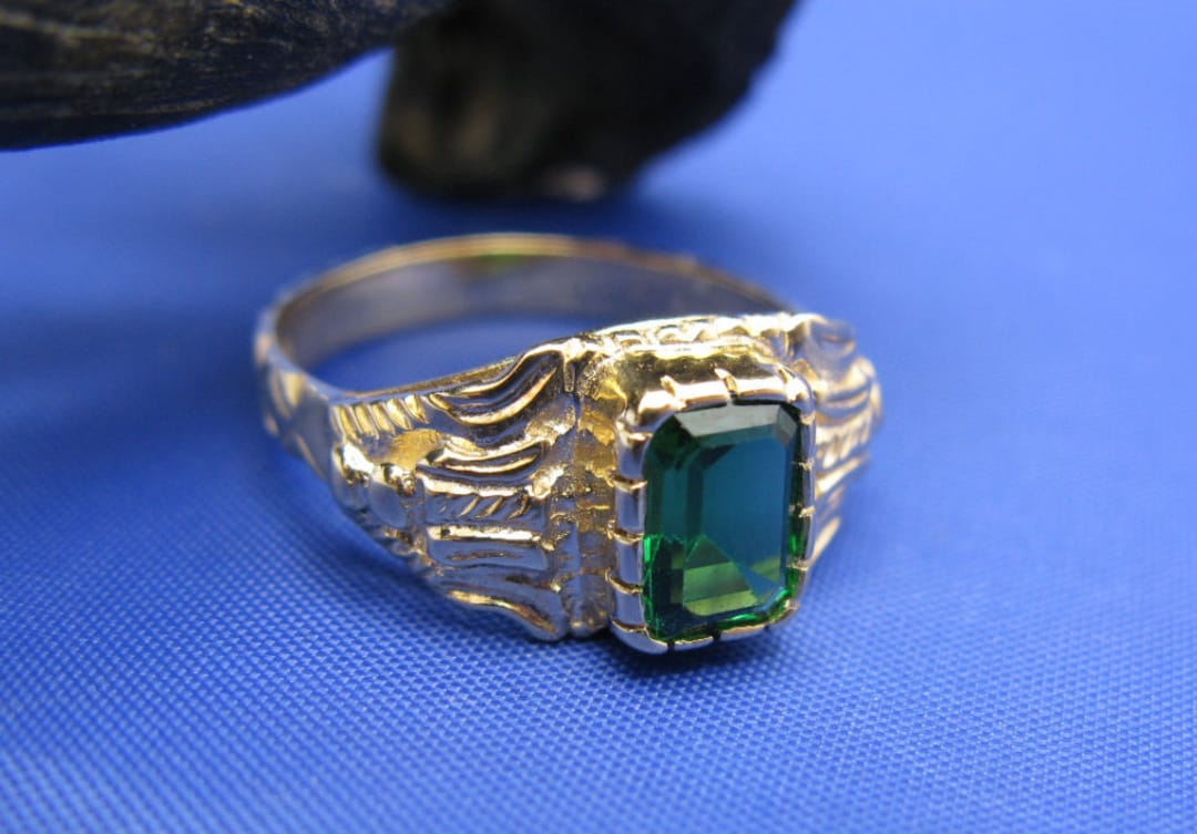 Highly Detailed Atocha Shipwreck Royalty Ring Emerald Articfact ...
