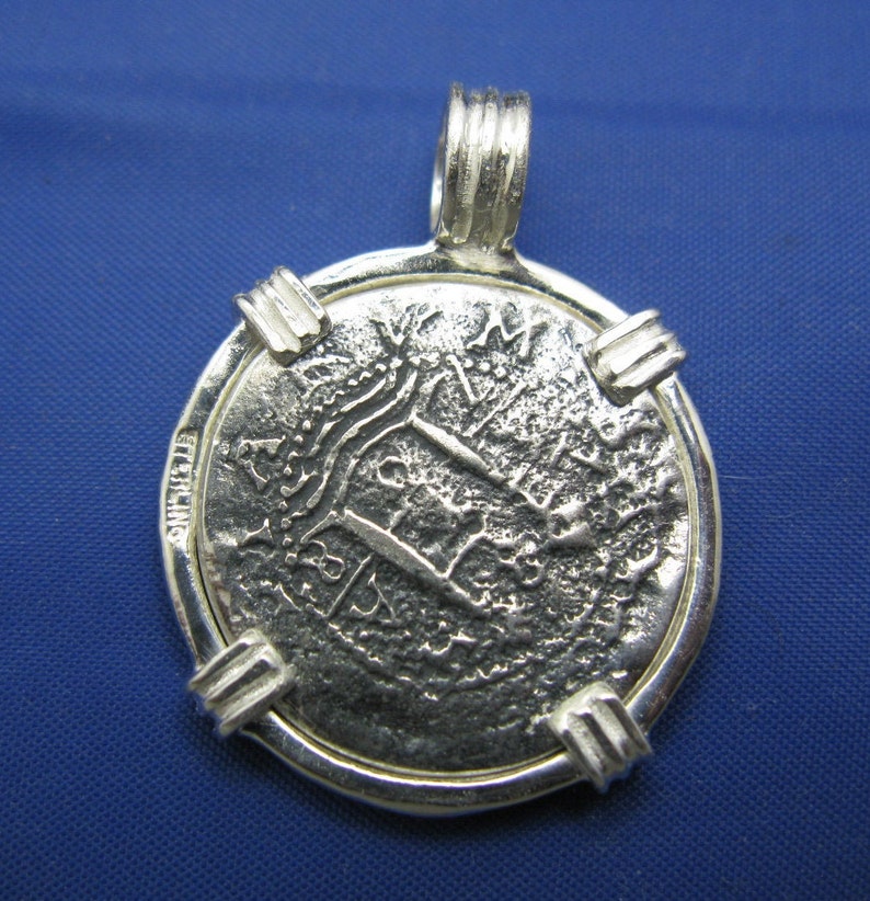 Sterling Silver Replica Pirate Doubloon Atocha Shipwreck Coin - Etsy